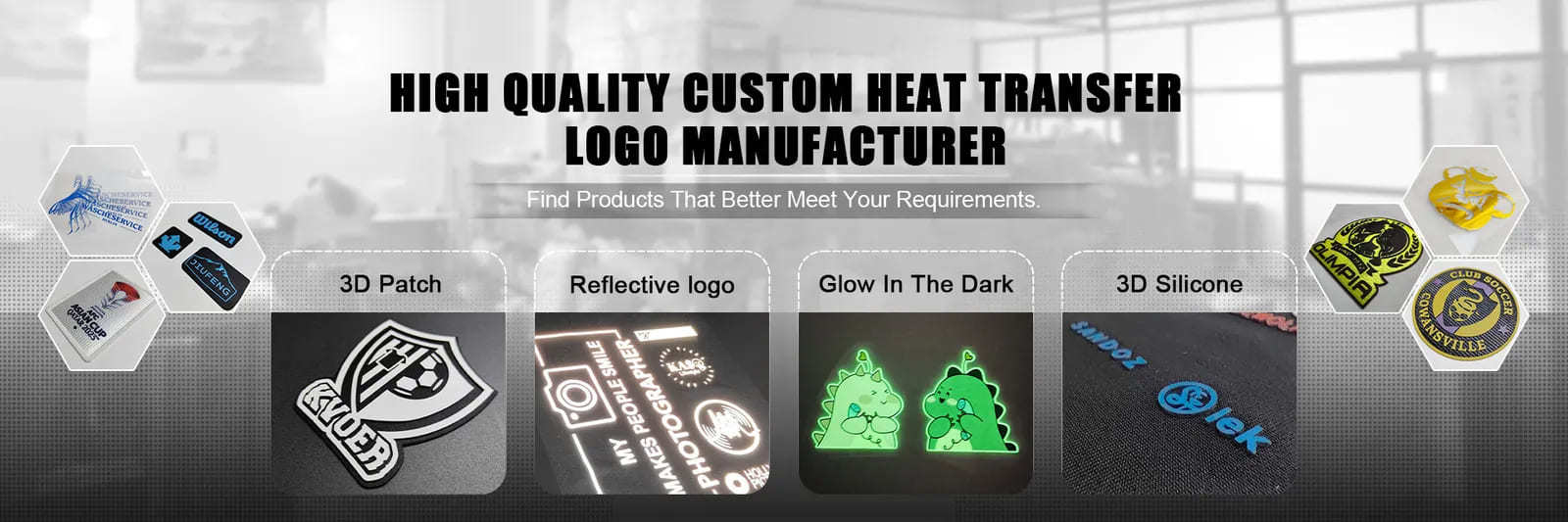 Custom Heat Transfer Logo factory - Screen Printing Logo manufacturer ...